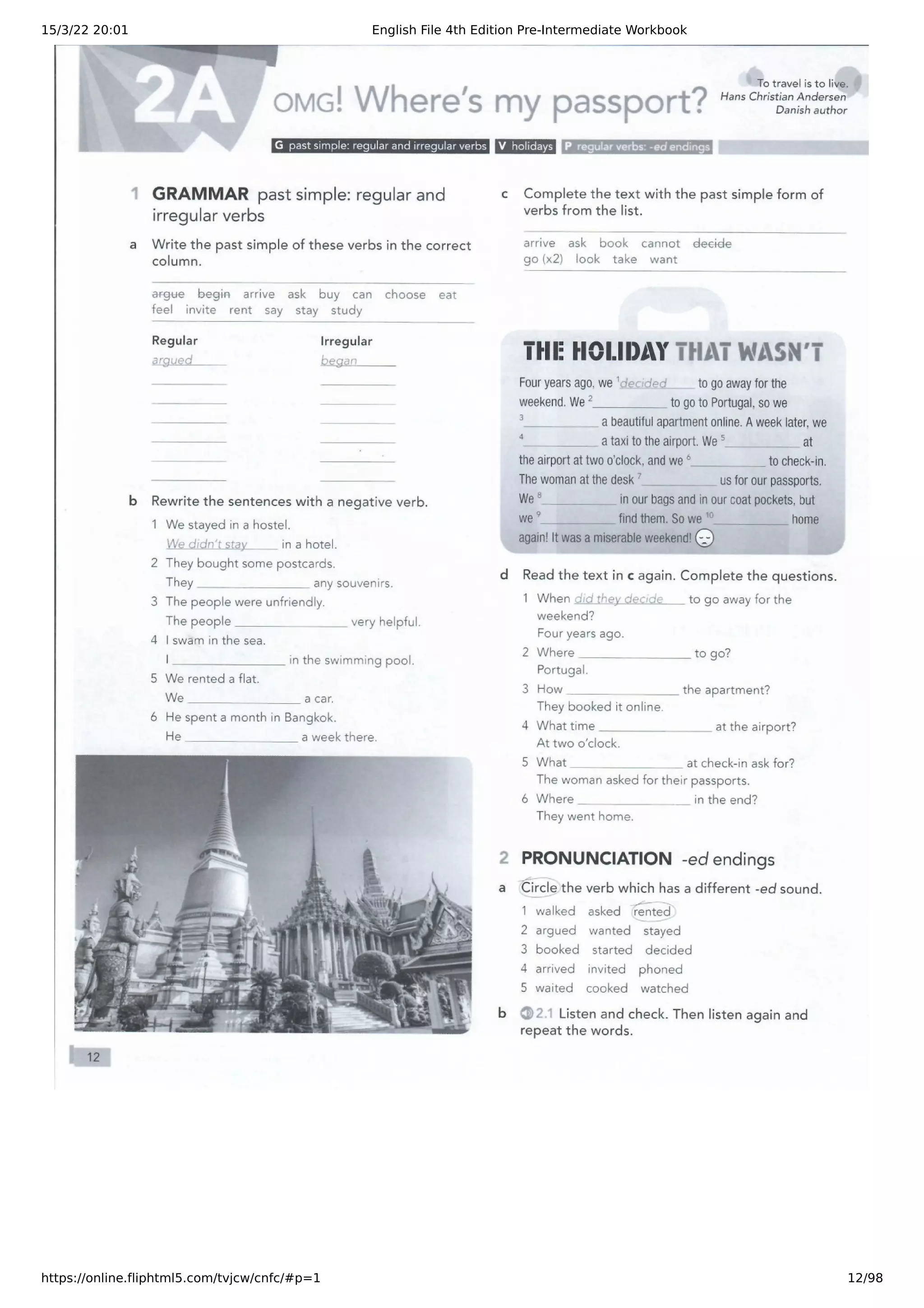 English File 4th Edition Pre-Intermediate Workbook.pdf