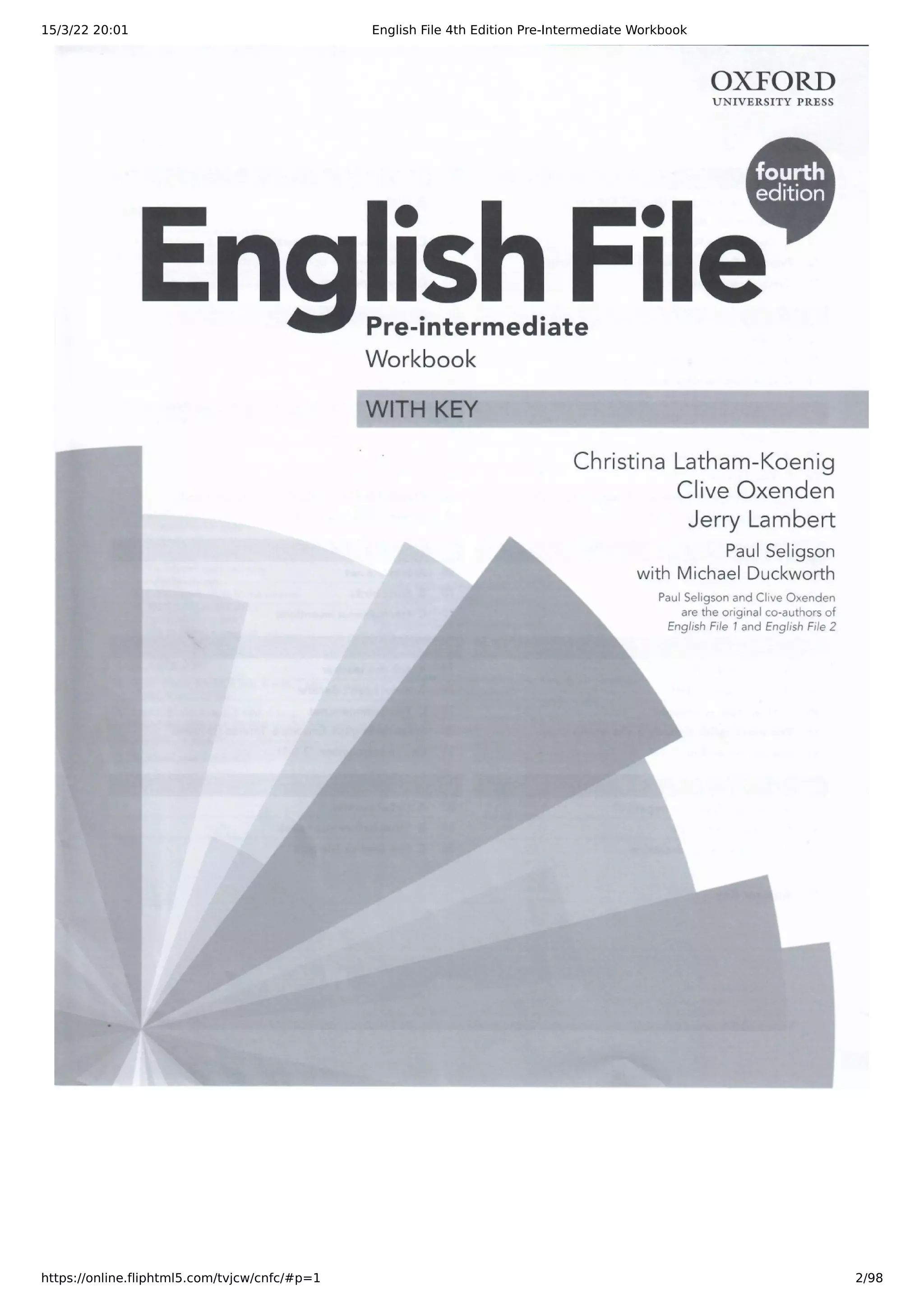 English File 4th Edition Pre-Intermediate Workbook.pdf