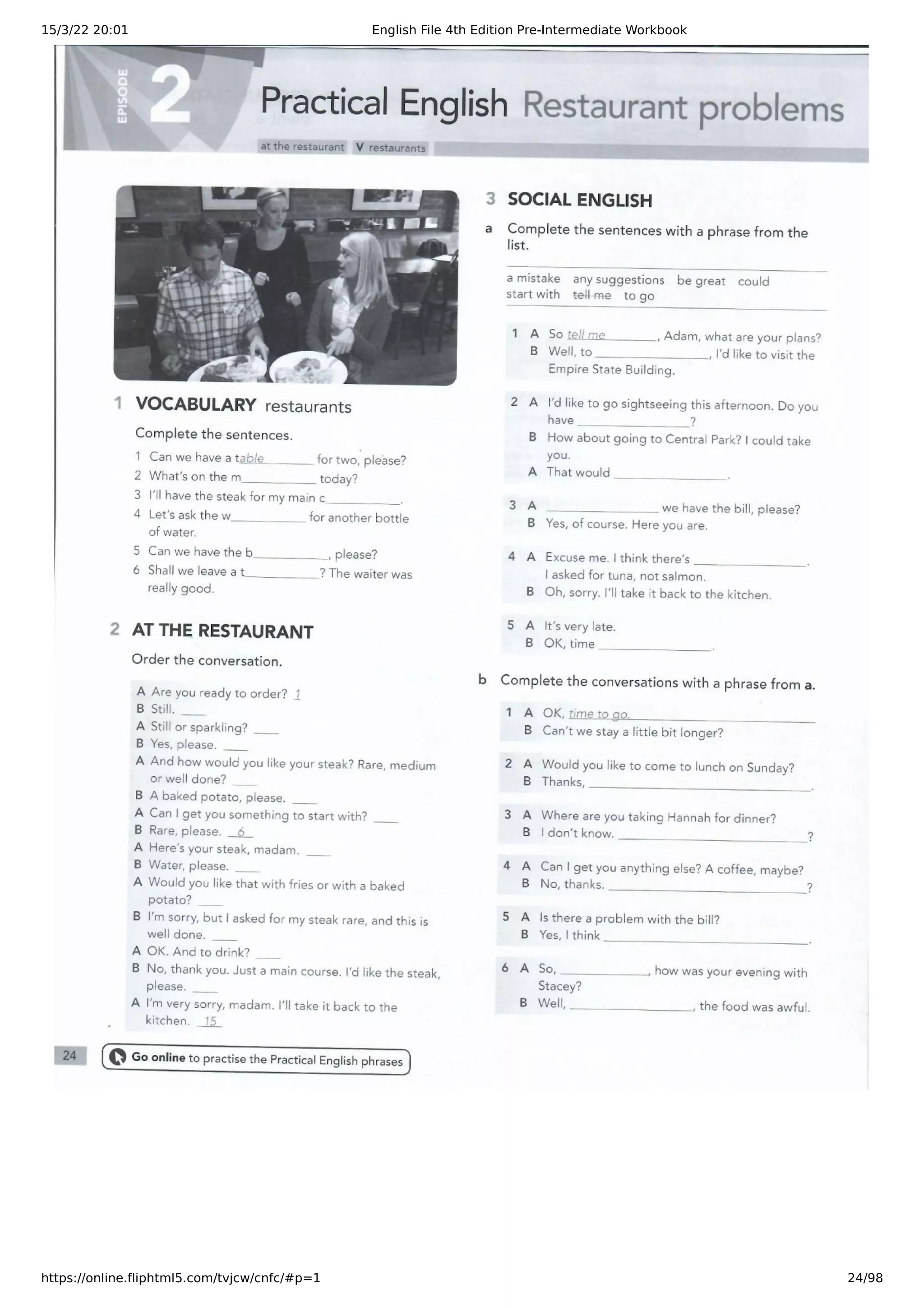 English File 4th Edition Pre-Intermediate Workbook.pdf