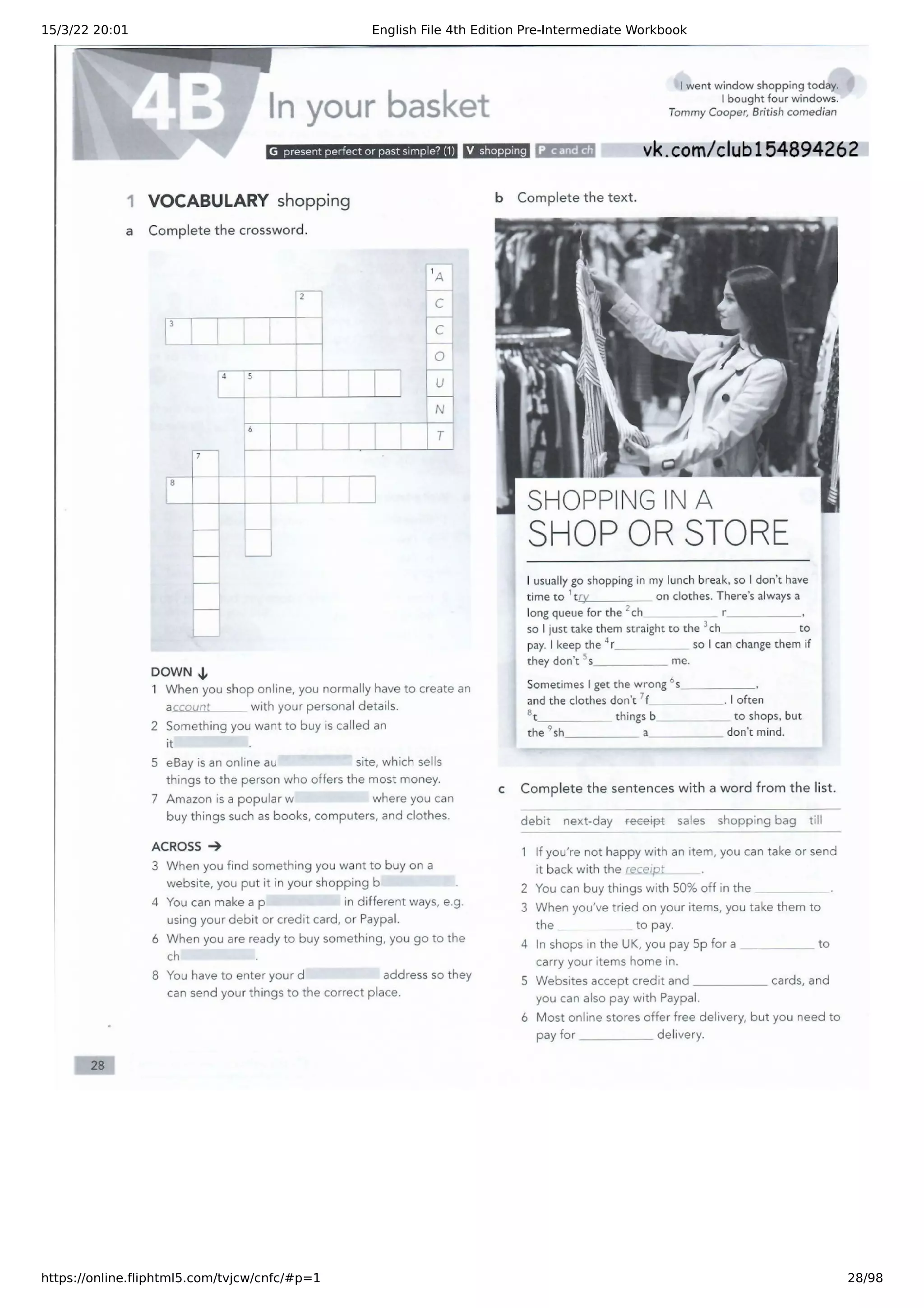 English File 4th Edition Pre-Intermediate Workbook.pdf