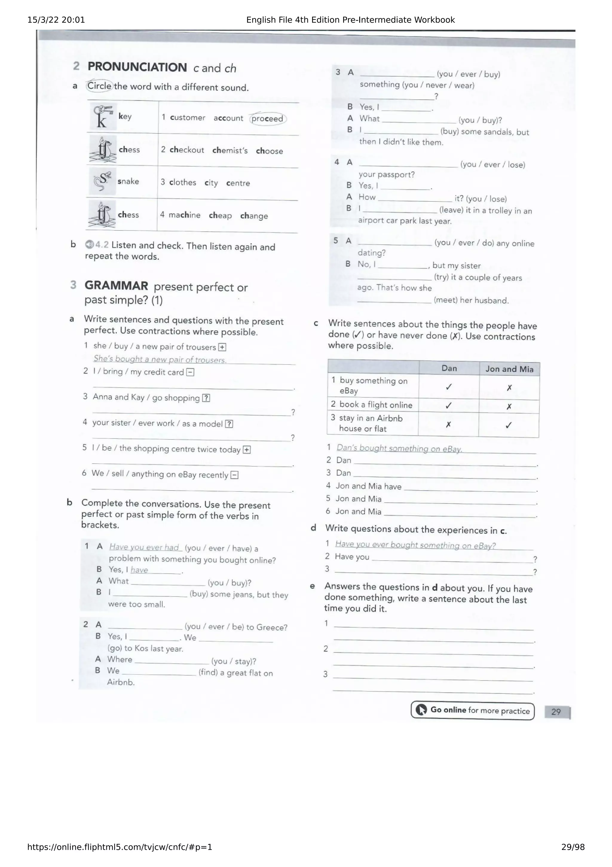 English File 4th Edition Pre-Intermediate Workbook.pdf