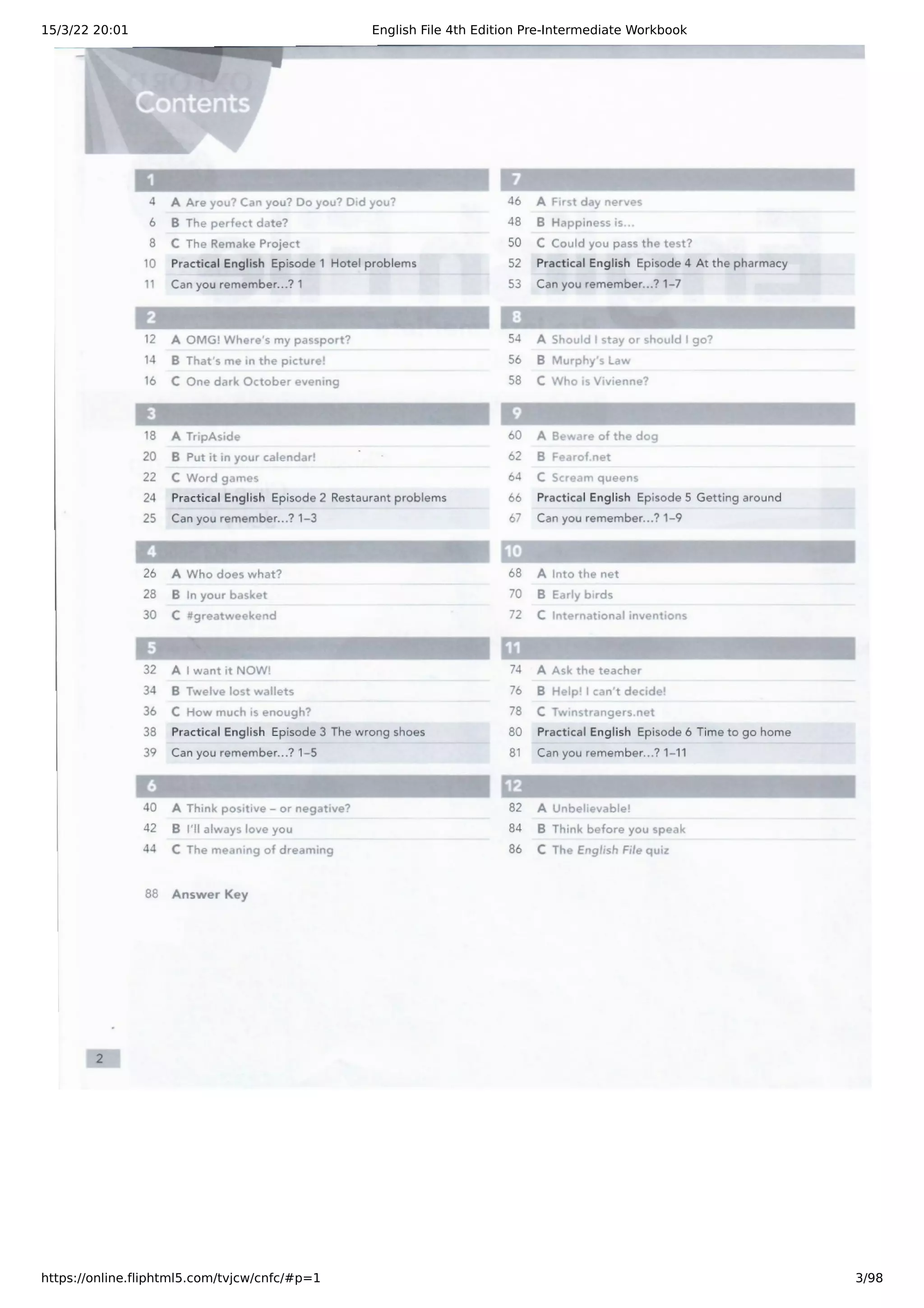 English File 4th Edition Pre-Intermediate Workbook.pdf