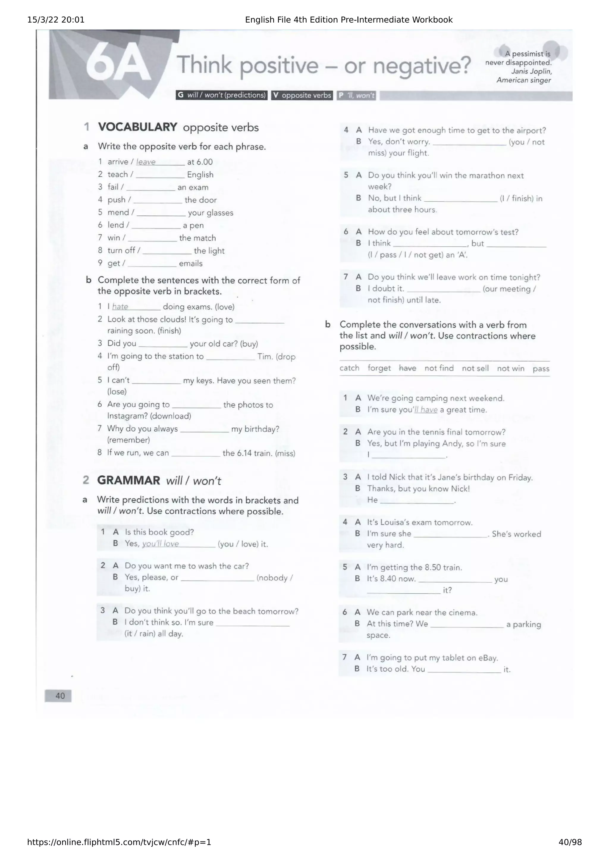 English File 4th Edition Pre-Intermediate Workbook.pdf