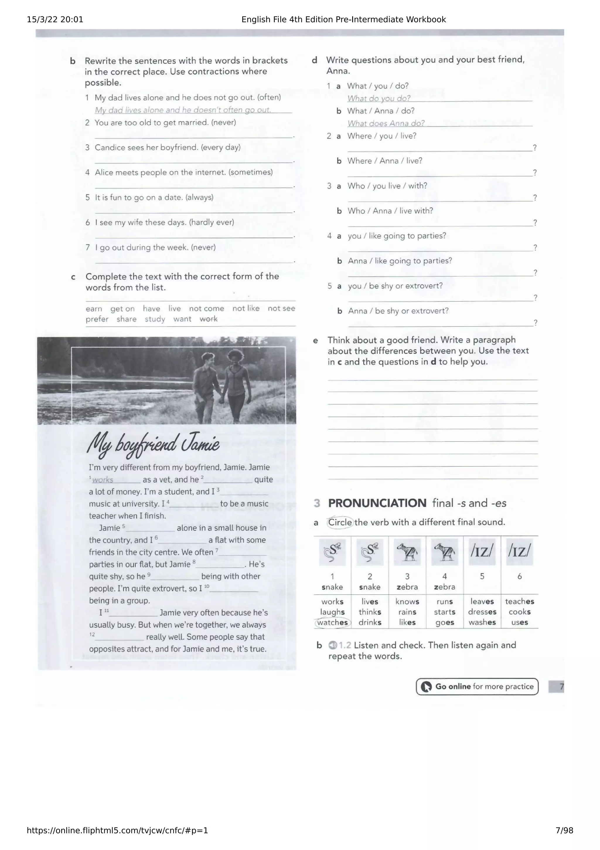 English File 4th Edition Pre-Intermediate Workbook.pdf