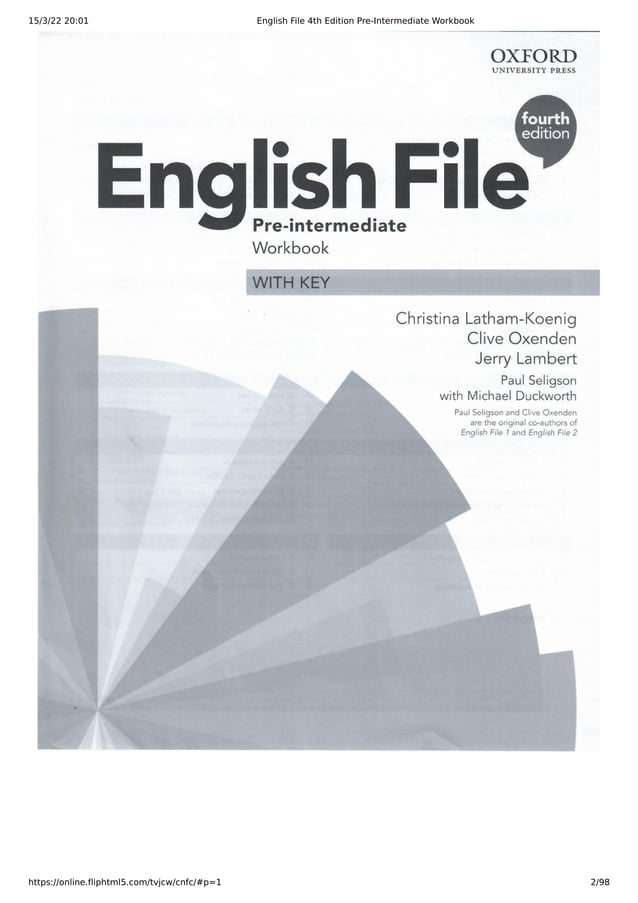 English File 4th Edition Pre-Intermediate Workbook.pdf