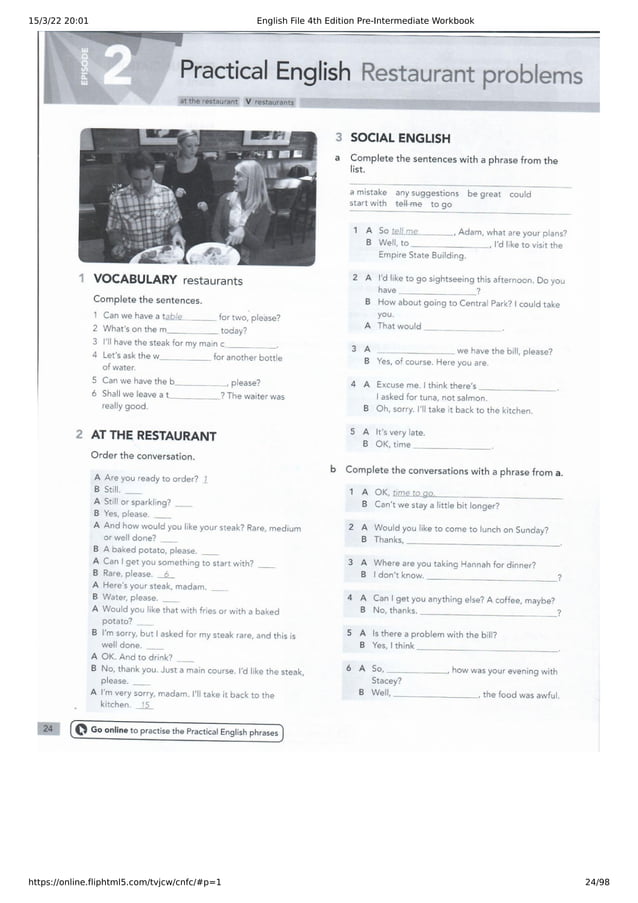 English File 4th Edition Pre-Intermediate Workbook.pdf