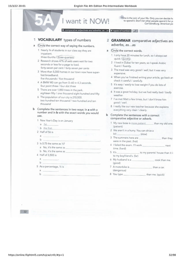 English File 4th Edition Pre-Intermediate Workbook.pdf