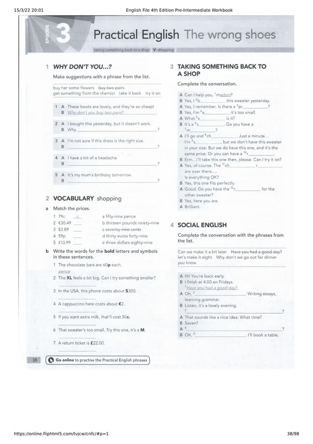 English File 4th Edition Pre-Intermediate Workbook.pdf