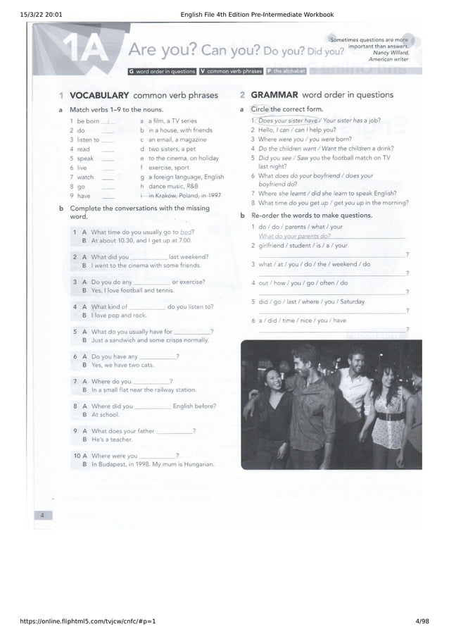 English File 4th Edition Pre-Intermediate Workbook.pdf