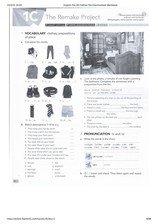 English File 4th Edition Pre-Intermediate Workbook.pdf