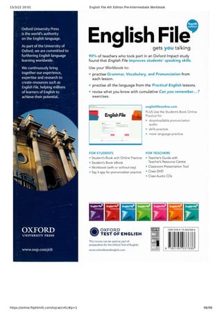 English File 4th Edition Pre-Intermediate Workbook.pdf