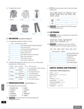 English file elementary units 3 4 | PDF
