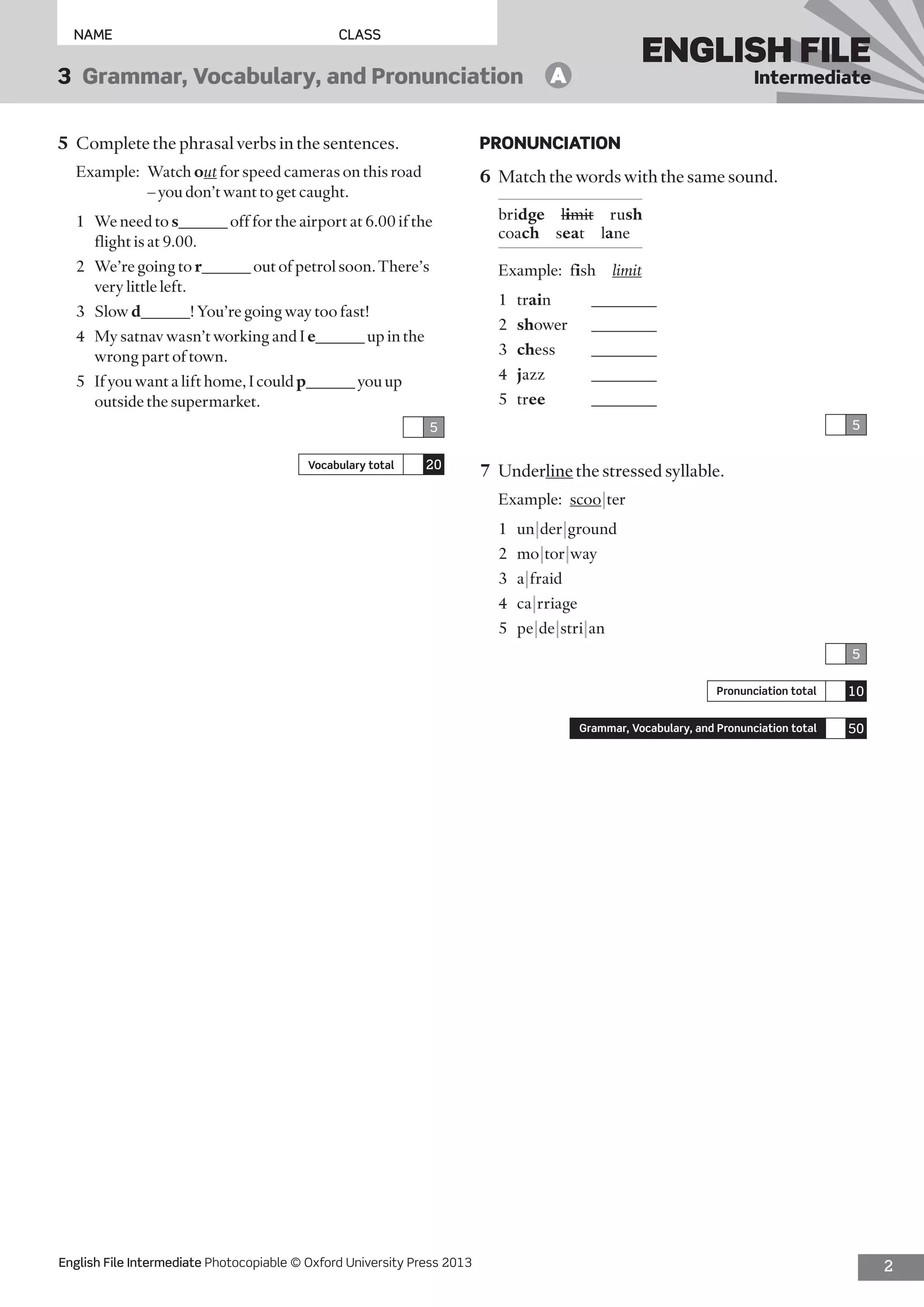 English file intermediate 3 | PDF