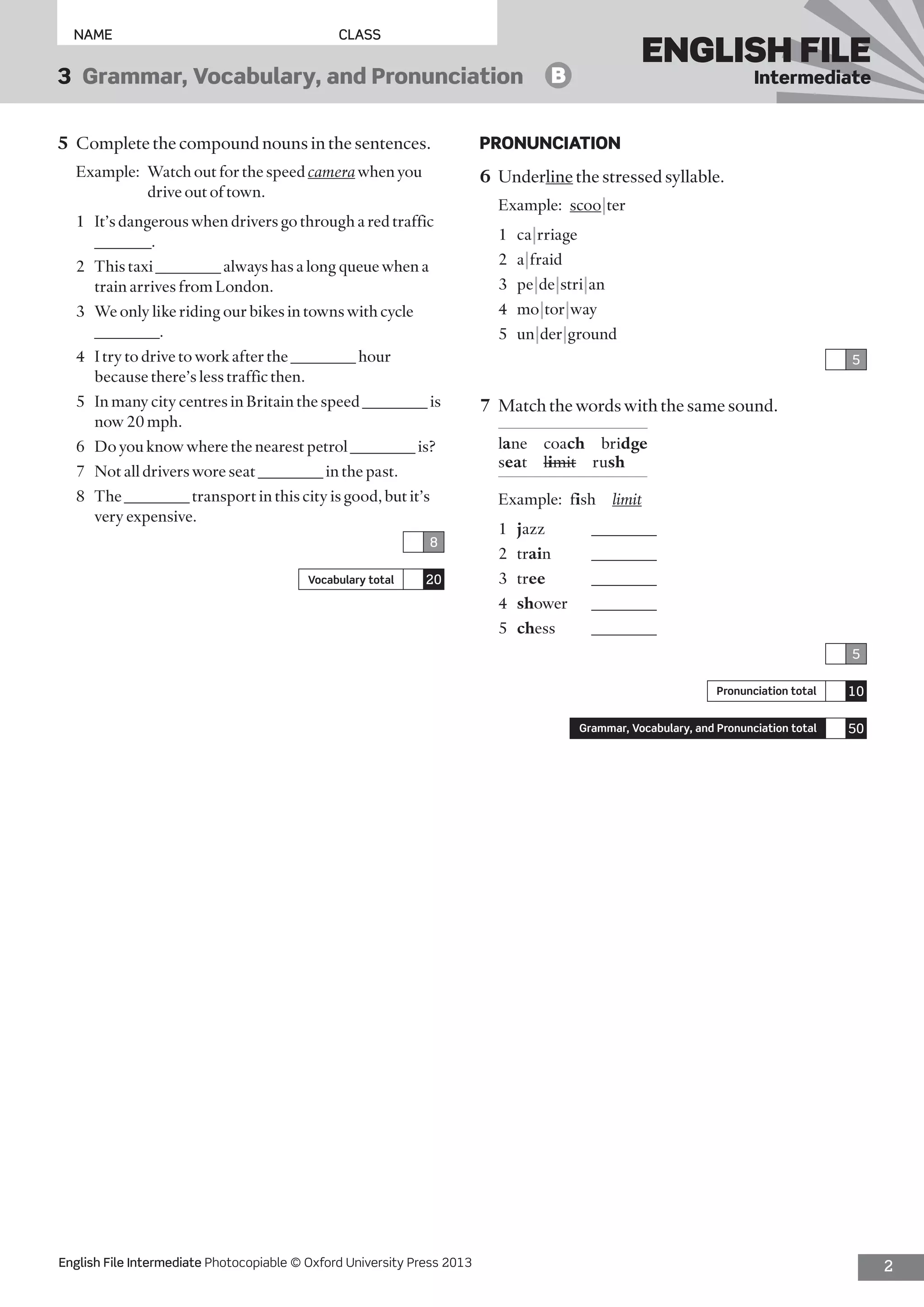 English file intermediate 3 | PDF