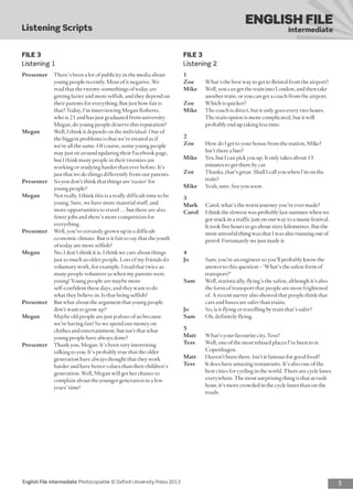 English file intermediate 3 | PDF