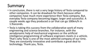 Tesla Motors Inc. | PPTX