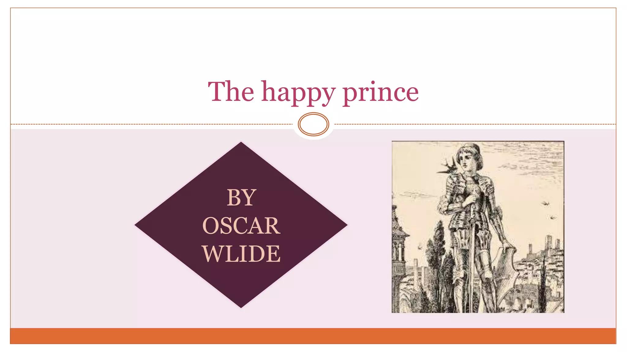 the happy prince by oscar wlide | PPTX