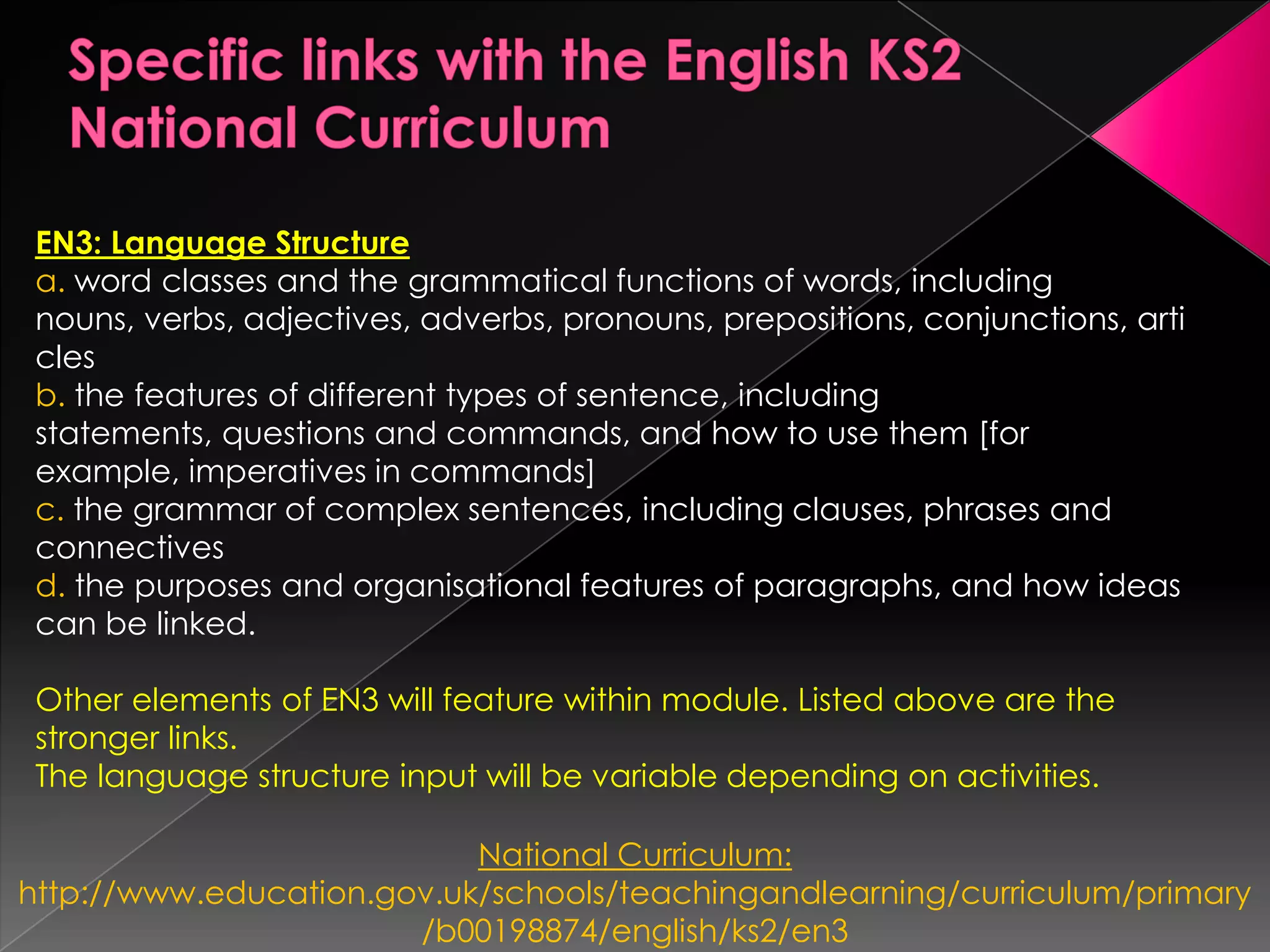 ENGLISH LESSON PLAN - KEY PRINCIPLES | PPTX