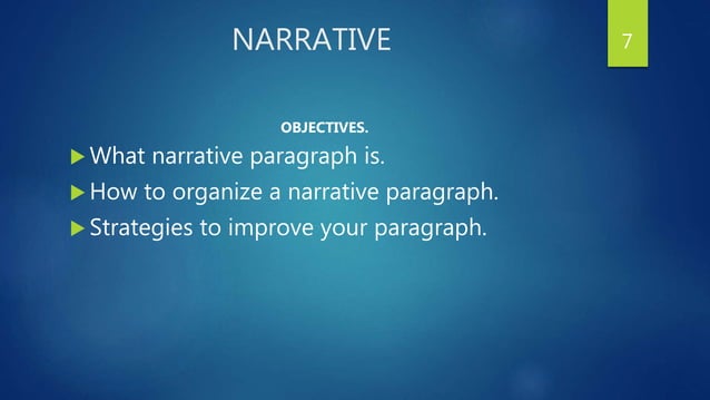Descriptive and Narrative paragraph written. | PPTX