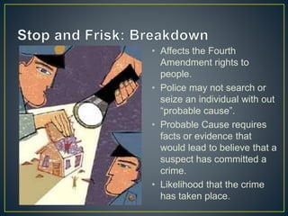 English Final stop & frisk | PPTX