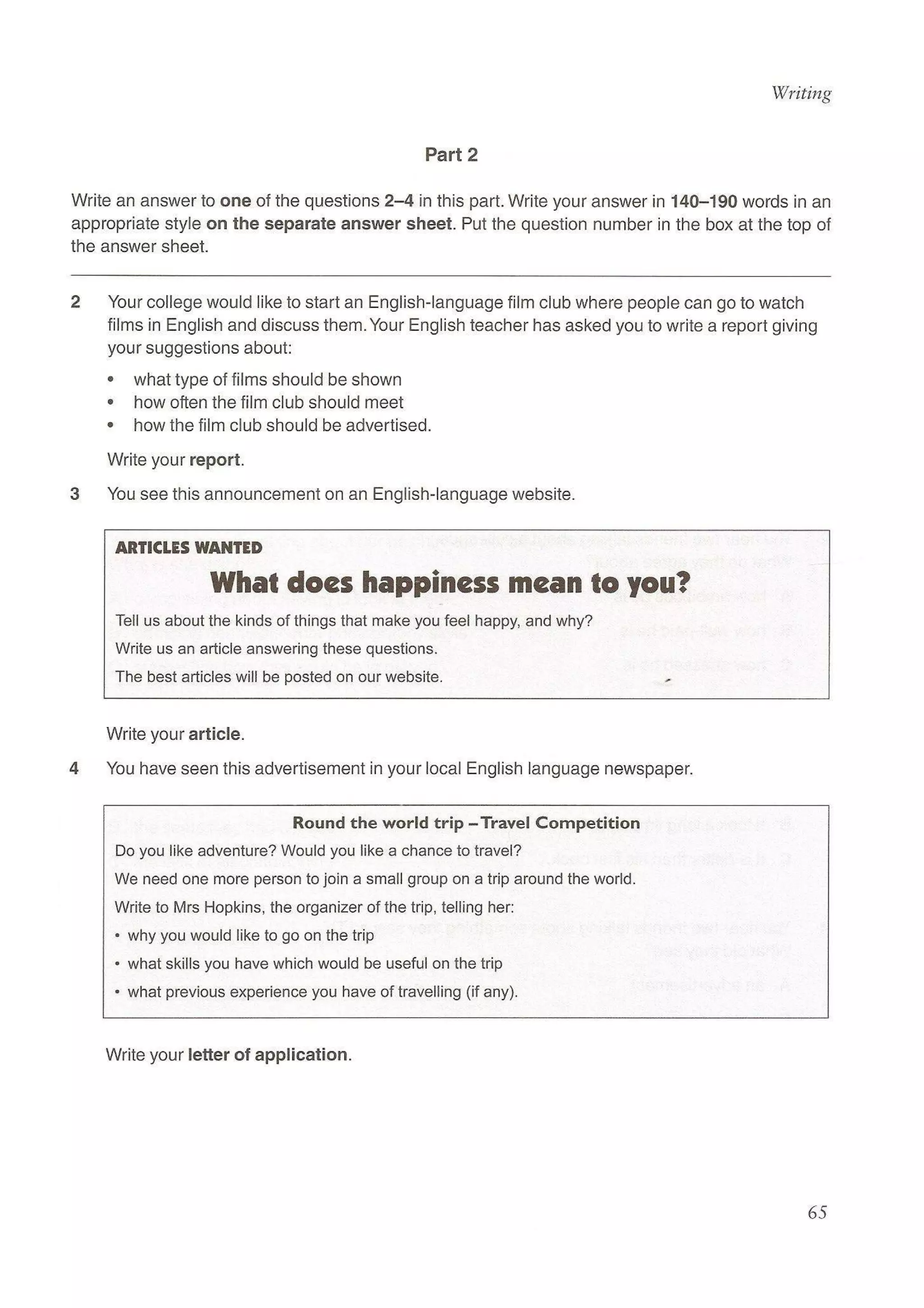 English First 1. First certificate in English with answers 2014 | PDF