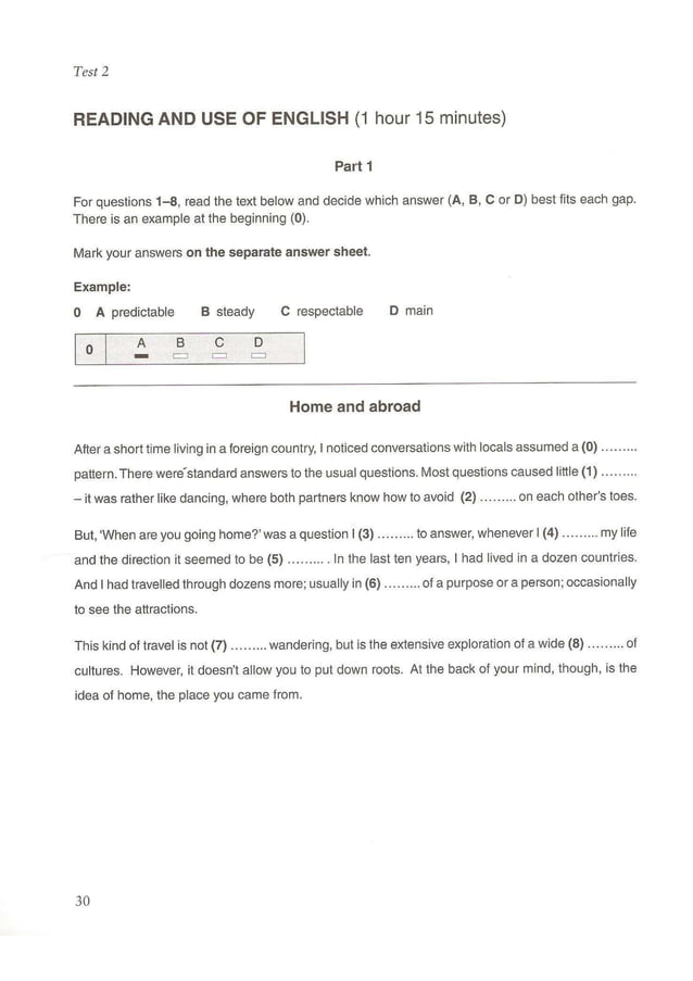 English First 1. First certificate in English with answers 2014 | PDF