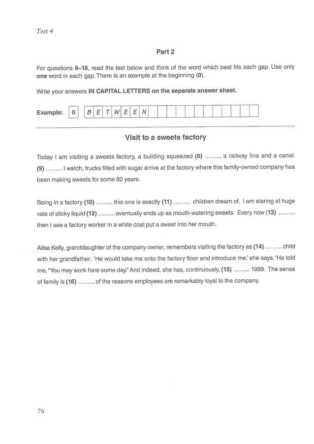 English First 1. First certificate in English with answers 2014 | PDF