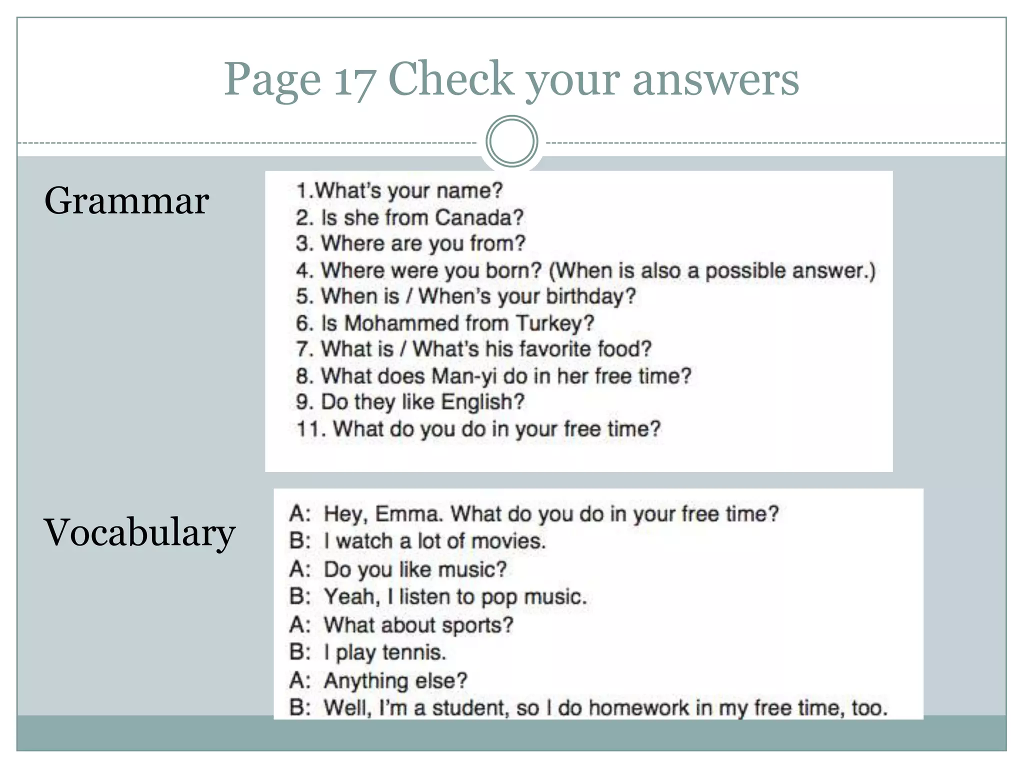 English first hand Success Notes unit 1 | PPTX