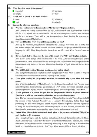 HSC 2023-24 English First Paper | PDF