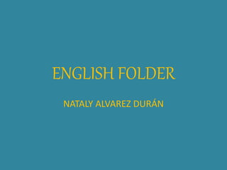 English folder | PPTX