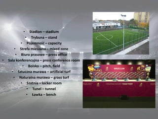 English football terminology -Dawid Janik | PDF