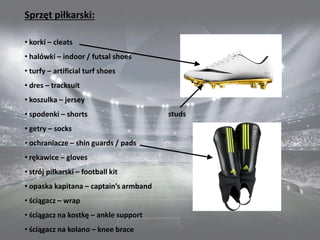 English football terminology -Dawid Janik | PDF