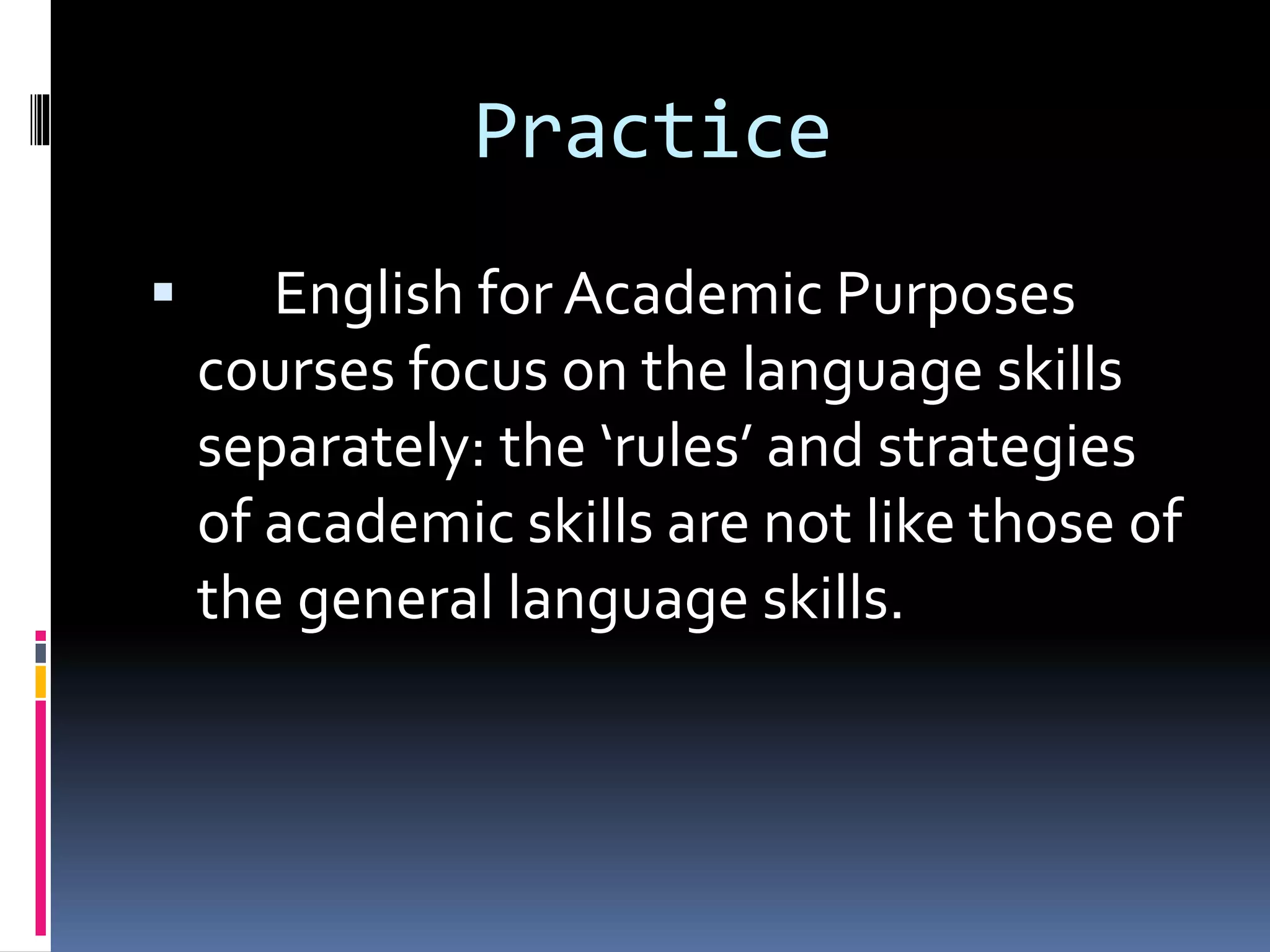 English for academic purposes | PPTX