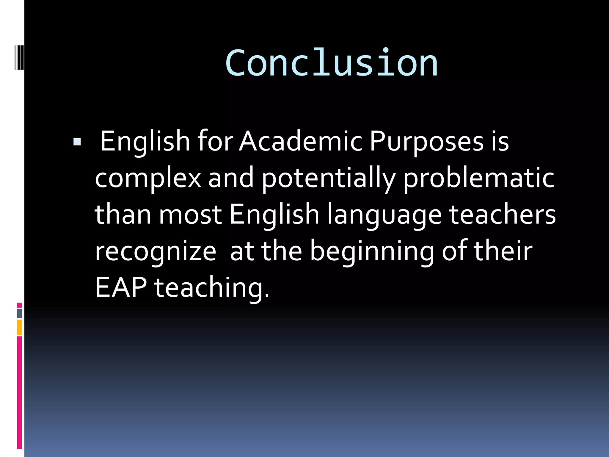 English for academic purposes | PPTX