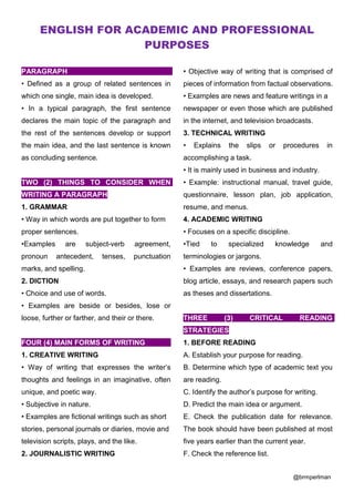English Academic Purposes and applying Sounds | PDF
