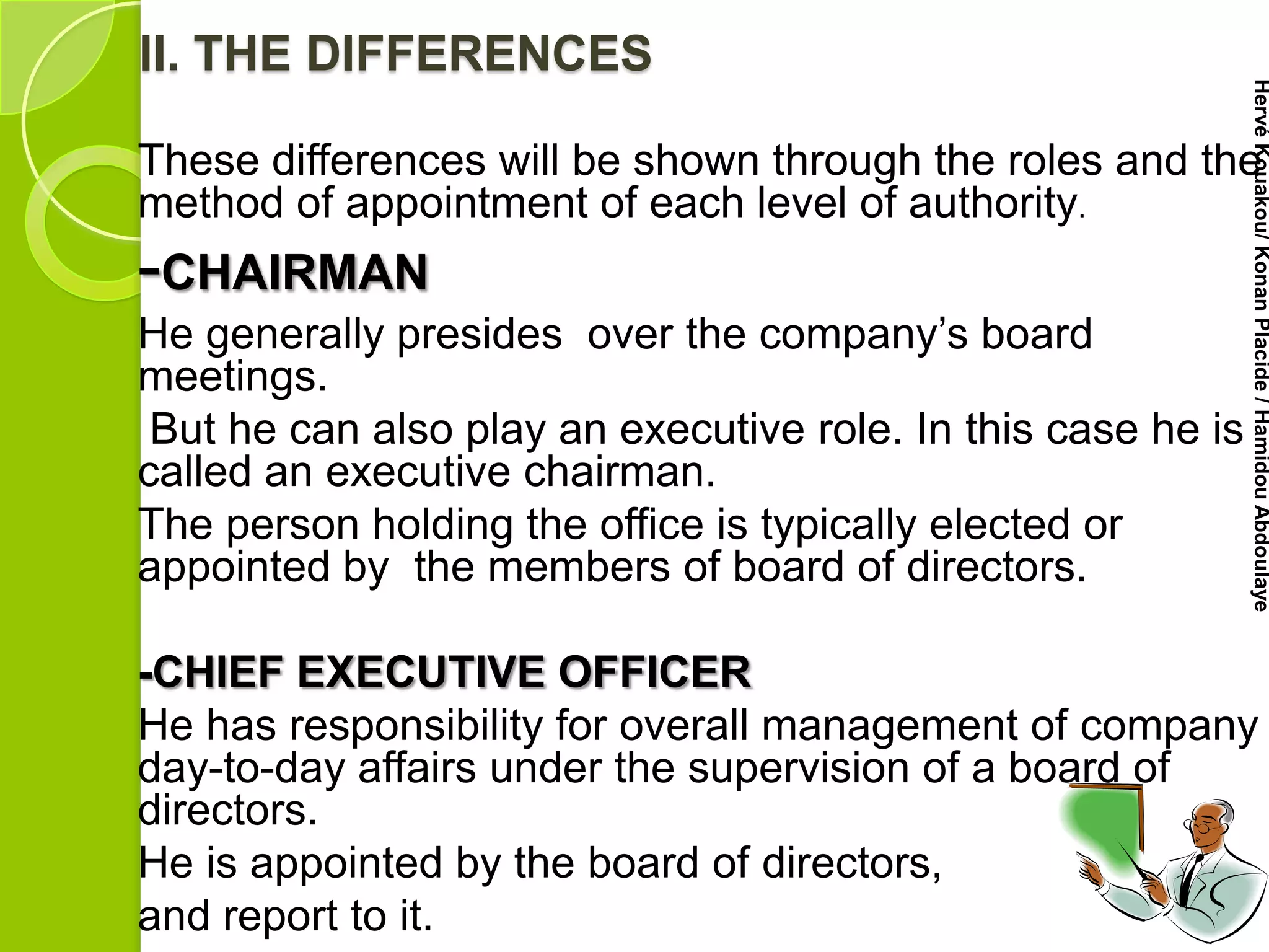 The different levels of authority | PPTX