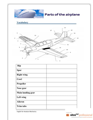 English for aviation mechanics | PDF