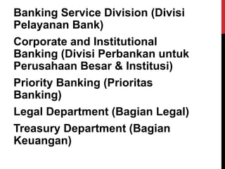 English for business banking | PDF