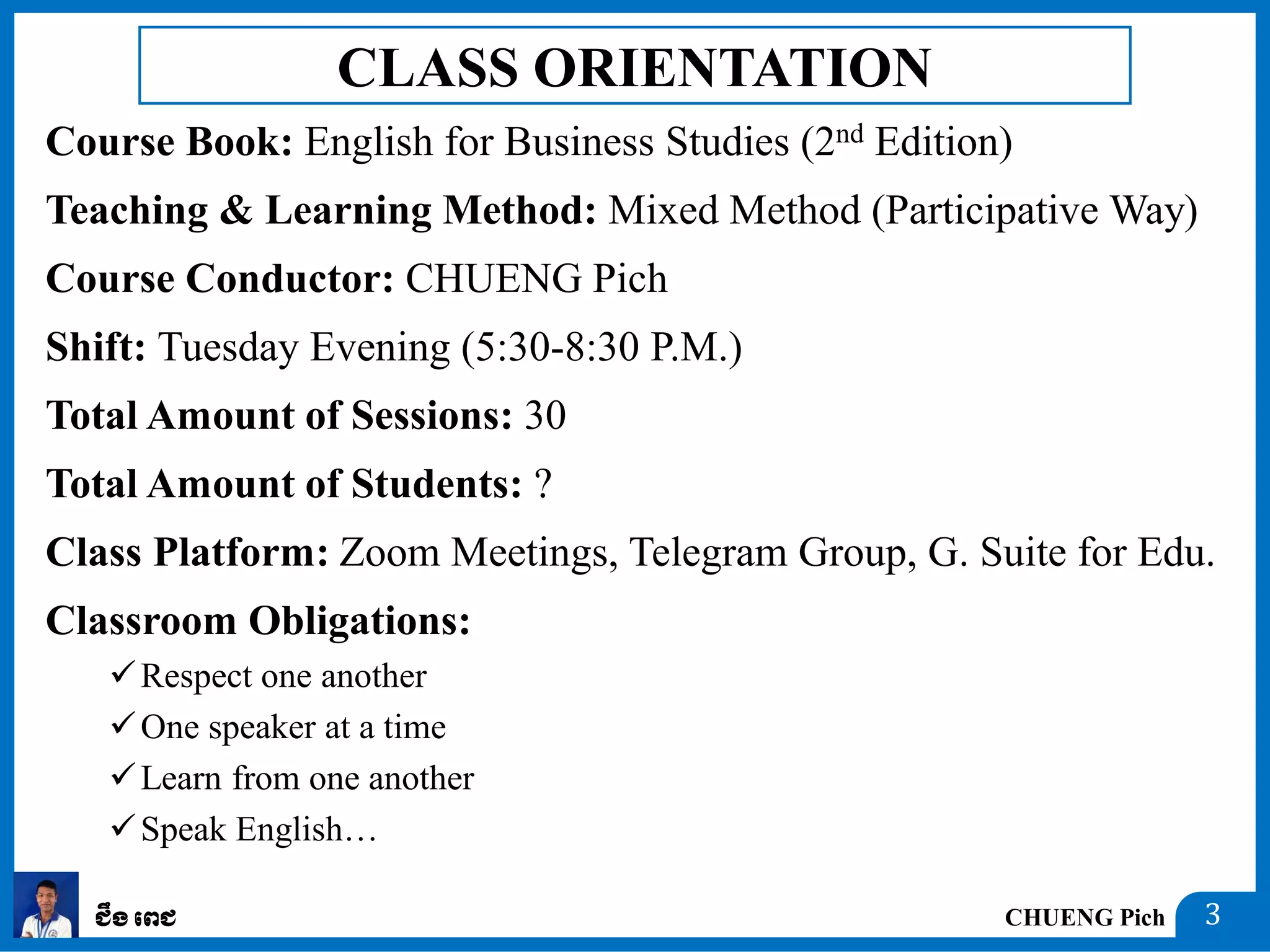 English for Business Studies 201 (Weeks 7-11) | PPT