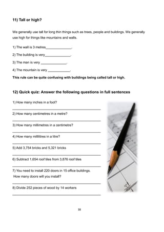 English for construction_workers | PDF