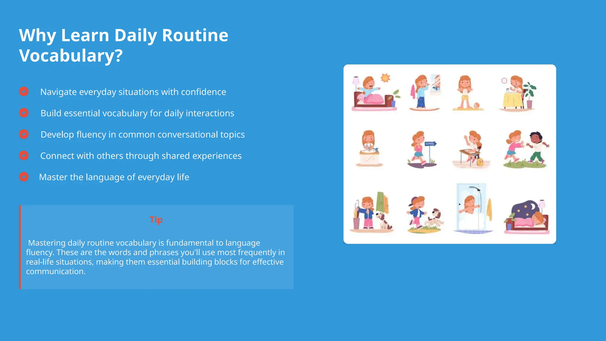 Free ESL Lesson Plan: Daily Life & Routines – English Conversation ...