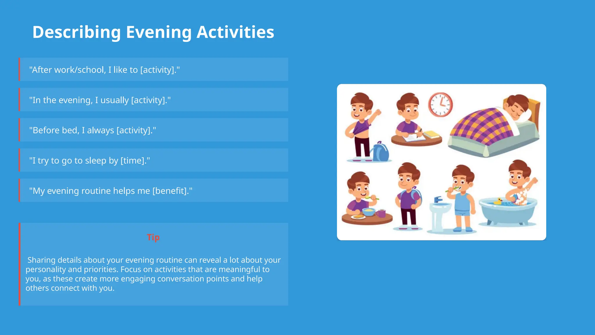 Free ESL Lesson Plan: Daily Life & Routines – English Conversation ...