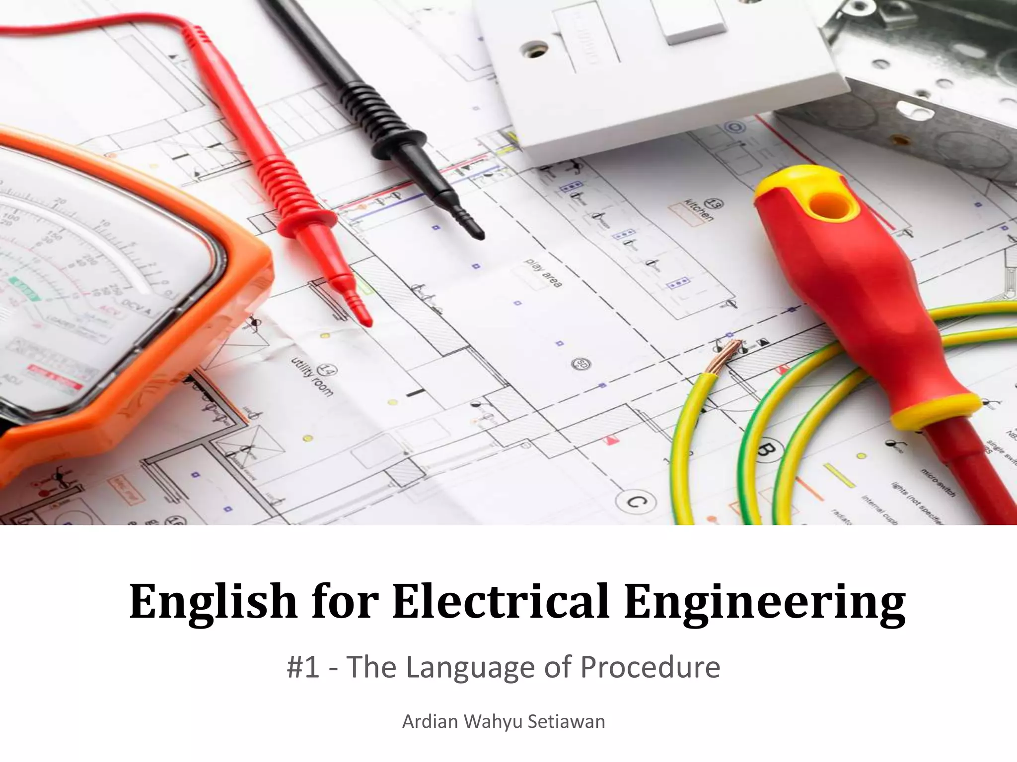 English for electrical engineering | PPT