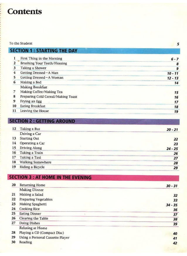 English for everyday activities | PDF