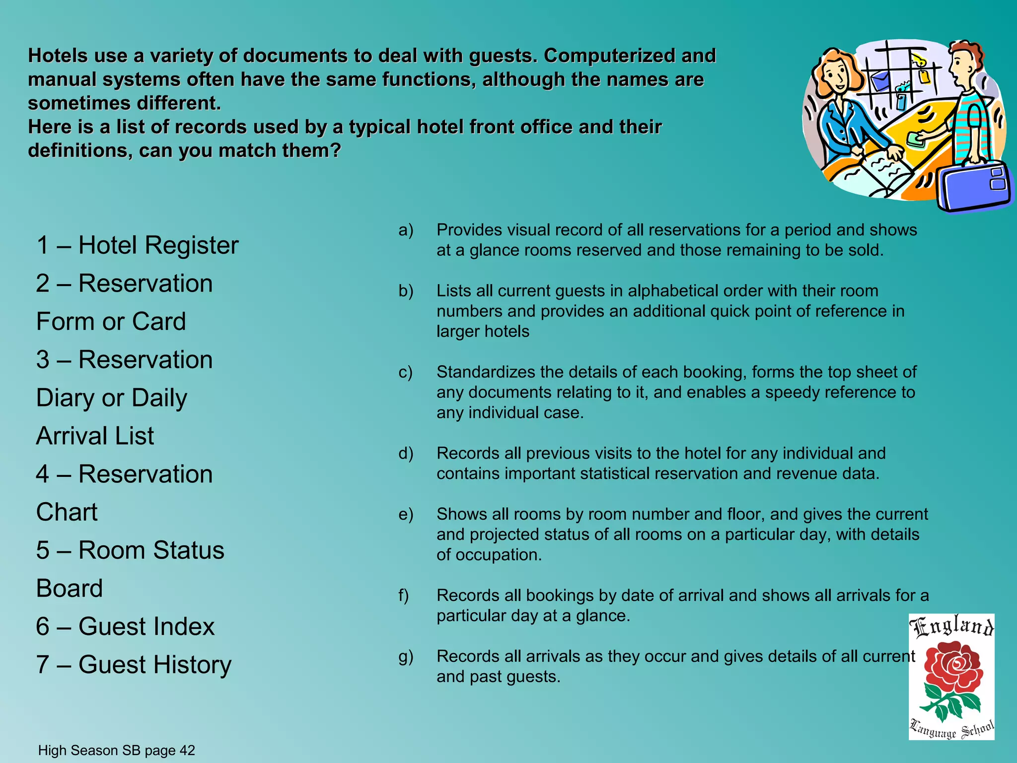 English for hotel management module 2 - check-in | PPT