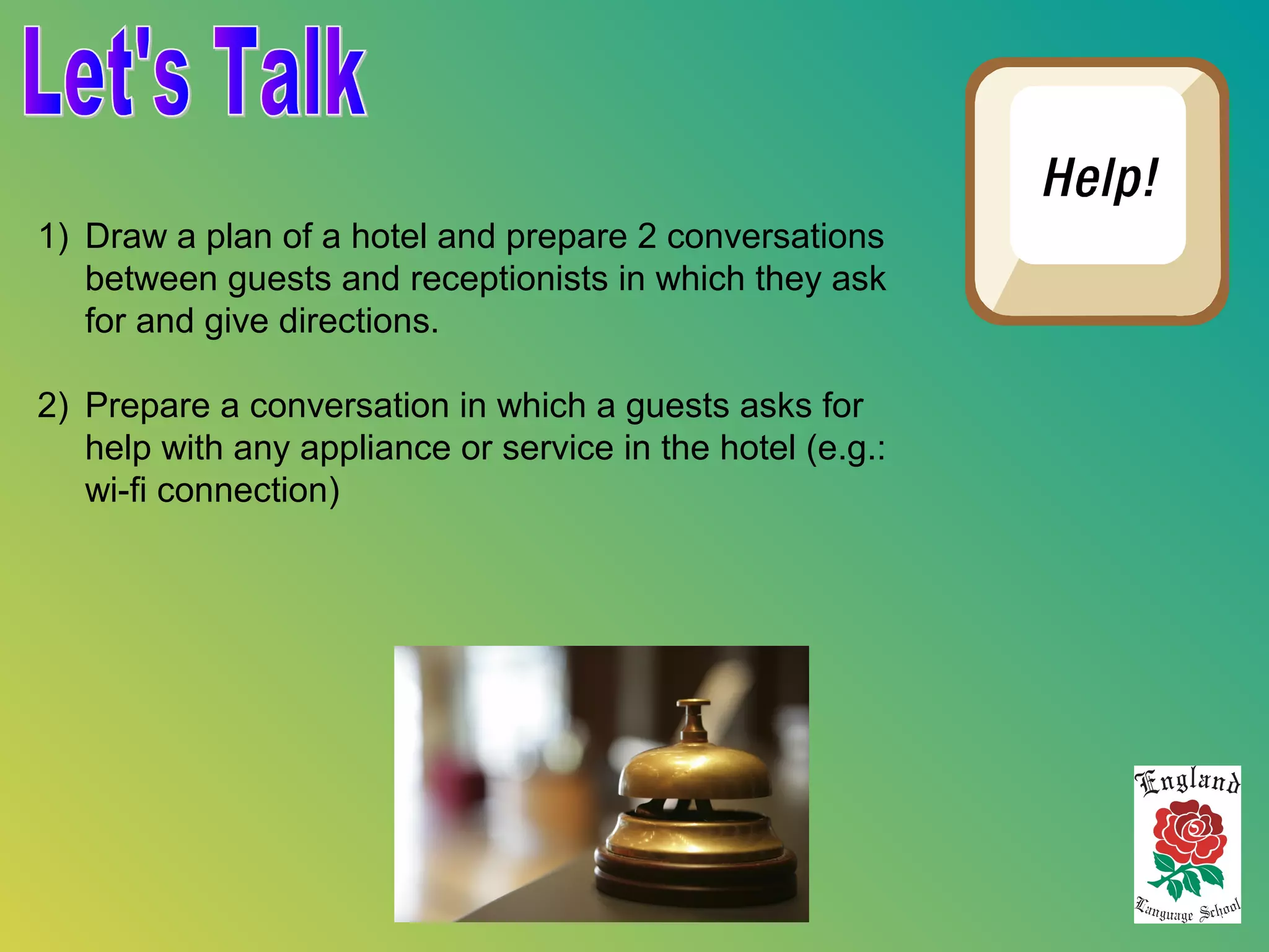 English for hotel management module 4 - giving instructions | PPT