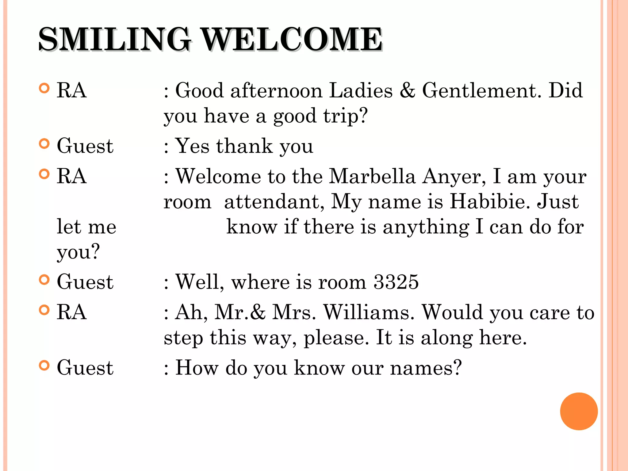 English for housekeeping part 0ne: Hospitality Industry By Saeful Anwar ...