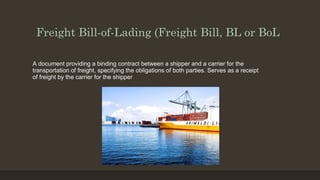 English for logistics | PPT