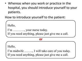 English for midwife unit 1 | PPTX
