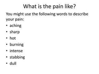 English for midwife unit 2 | PPTX